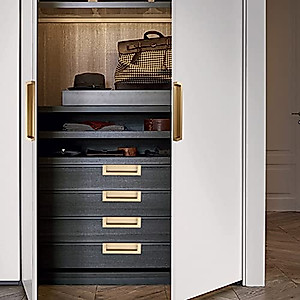 Recessed Pulls ,Sliding Door Handle, Maniglie Incasso Porte scorrevoli,Maniglie Nascoste Cabinet Maniglie Quadrata Cassetti per Cassetti Armadi Scarpiere Armadi Comodini ECC 2 Pezzi(Size:288mm(11.3in)