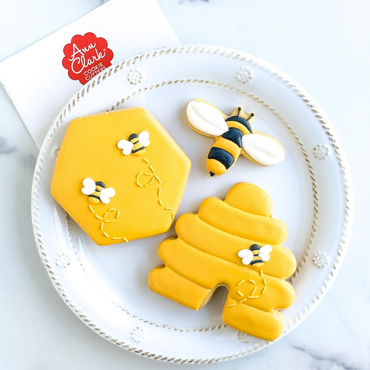 Bee Cookie Cutter 2.75" Made in USA by Ann Clark