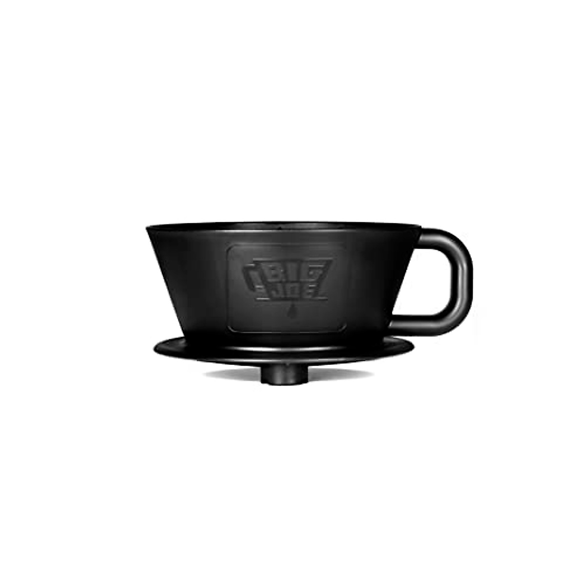 Big Joe Large Pour Over Coffee Maker w/ 50 Filters, Flat Bottom Basket Dripper for Large Batch Pour Over, Brews from 12 up to 75 Ounces, Fits Any Drinkware, Dishwasher Safe, BPA Free, Made in USA