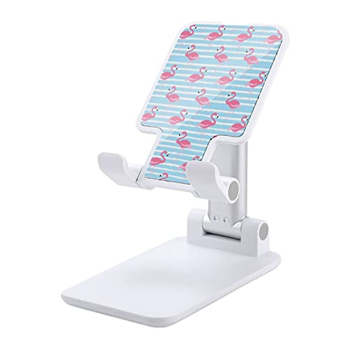 Flamingo Foldable Desktop Cell Phone Holder Portable Adjustable Stand for Travel Desk Accessories