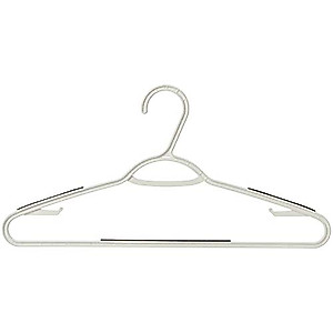 Amazon Basics Plastic Clothes Hanger with Non-Slip Pad, 20-Pack