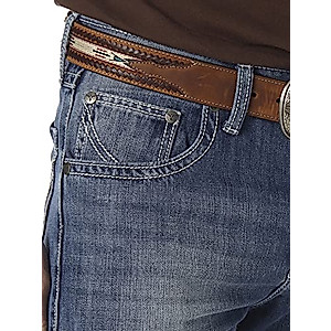 Wrangler mens 20x No. 42 Vintage Boot Cut jeans, Light Blue, 34W x 32L US