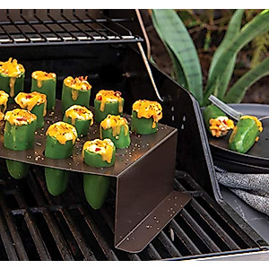 Nordic Ware 365 Indoor/Outdoor Chicken Leg Griller and Jalapeno Roaster