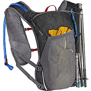 CamelBak Zephyr Limited Edition Run Vest with 2L Fusion Hydration Bladder - Heather Grey/Racing Red