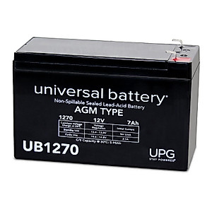 Universal Power Group UPG 12V 7AH Replacement Battery for ADT 477967