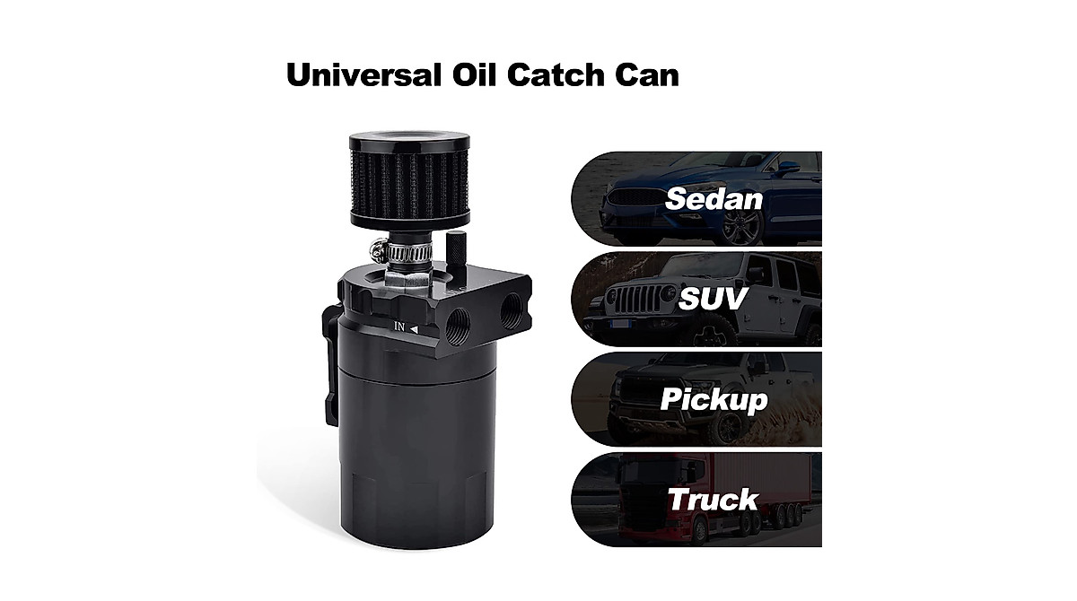 EVIL ENERGY Oil Catch Can - 300ml Universal Aluminum