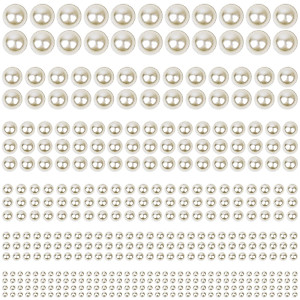 1980Pcs Self Adhesive Pearl Stickers, Shynek Pearls Sticker Gems for Hair, Face, Makeup, Eye, Nail, Crafts, Assorted Sizes