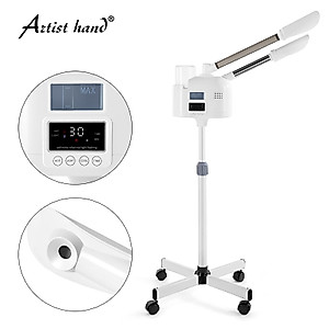 Professional 2 in 1 Facial Steamer Upgrade Esthetician Steamer with hot & Cold Nozzle Beauty Salon Spa