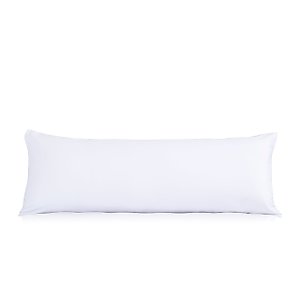 EVOLIVE Ultra Soft Microfiber Body Pillow Cover/Pillowcases 21"x54" with Hidden Zipper Closure (21"x54" Body Pillow Cover, White)