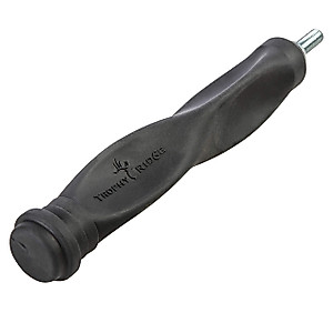 Trophy Ridge Blitz 6" Archery Bow Stabilizer with Wrist Sling and Leather Mount - Constructed of Noise and Vibration Dampening Rubber, Improved Bow Balance, Easy Installation, Rugged Durability, Black