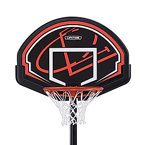 Lifetime 90022 32" Youth Portable Basketball Hoop, Red/Black