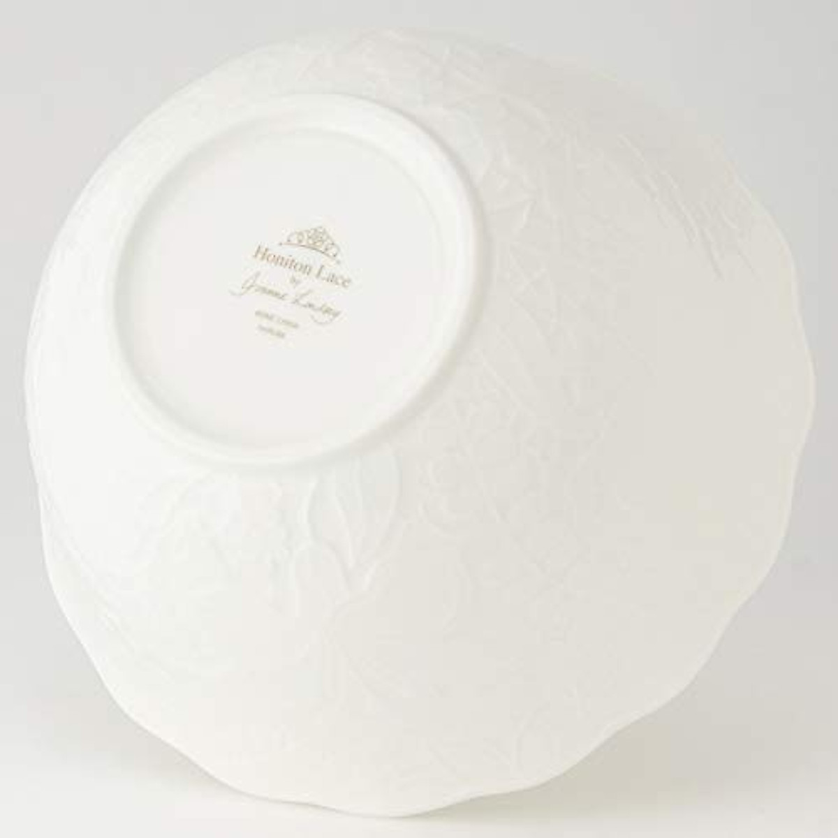 Narumi 51952-23143 Bowl Plate Set, Honeton Lace Bride, 6.3 inches (16 cm), White, Lace Pattern, Cute, Small Bowl, Donburi, Wedding Gift, Microwave Warm, Dishwasher Safe, Gift Box Included