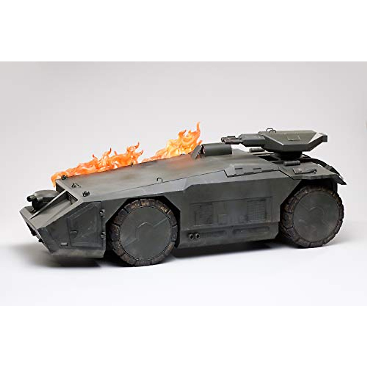 Hiya Toys Aliens: Burning Armored Personnel Carrier 1:18 Scale Vehicle, Multicolor