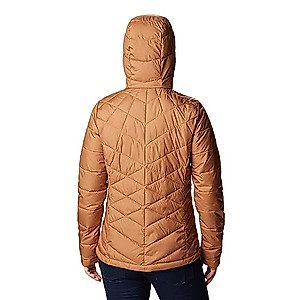 Columbia Women's Heavenly Hooded Jacket, Camel Brown, Large