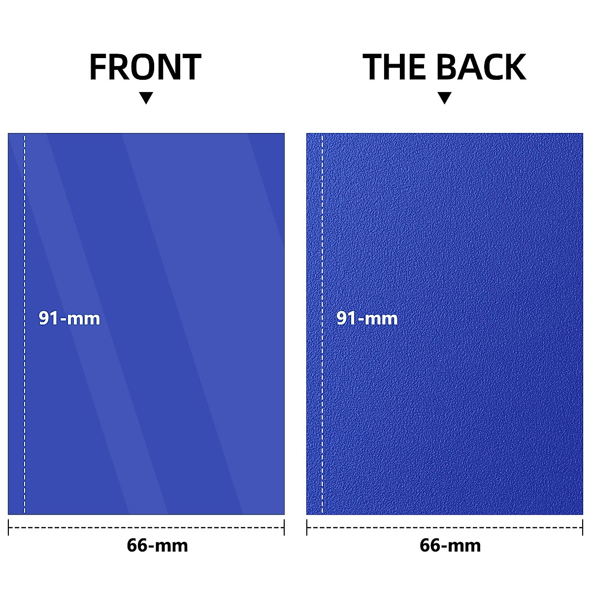 500 Counts Card Sleeves, Matte Card Sleeves Deck Card Protectors, Trading Card Sleeves Fit for MTG, Baseball Cards, Sports Cards, Game Cards (Matte Blue)