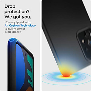 Spigen Thin Fit Designed for Galaxy A52 Case (2021) / Designed for Galaxy A52 5G / Designed for Galaxy A52s 5G Case (2021) - Black