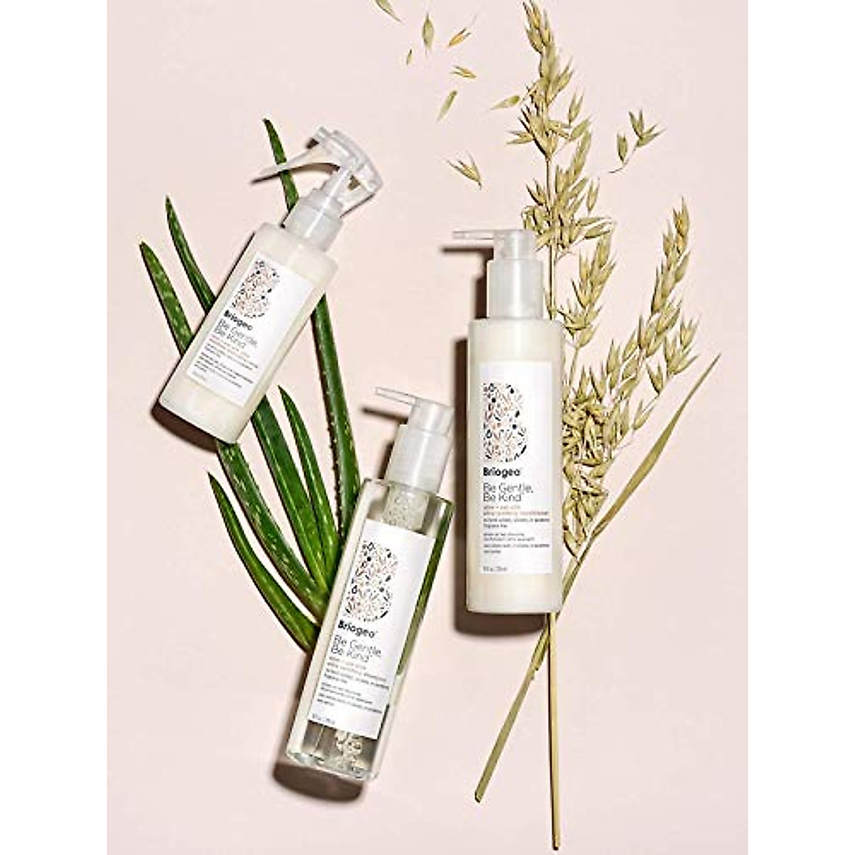 Briogeo Be Gentle, Be Kind Aloe + Oat Milk Ultra Soothing Detangling Spray | Fragrance Free, Hypoallergenic and Dermatologist-Approved | Vegan, Phalate & Paraben-Free | 6 Ounces