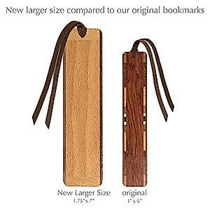 Wooden Bookmark Ernest Hemingway Author with Quotes - Made in USA