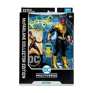McFarlane Collector Edition #6 - DC Multiverse - Sinestro (Sinestro Corps Wars) 7in Figure (Style May Vary)