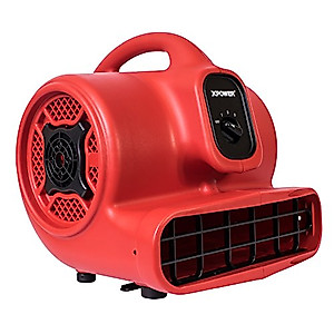 XPOWER P-430 Pro 1/3 HP 2000 CFM Centrifugal Air Mover, Carpet Dryer, Floor Fan, Blower, for Water Damage Restoration, Janitorial, Plumbing, Home Use