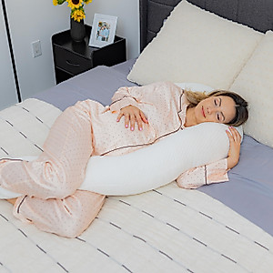 Contour Swan Original Body Pillow | Cozy, Huggable Pillow for Back, Hip, Knee, and Leg Relief | Total Comfort and Support for Side Sleepers | As Seen on TV