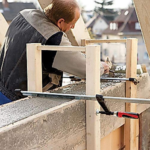 BESSEY TG7.048+2K Clamp, woodworking, F-style, 2K handle, replaceable pads, 7 In. x 48 In., 1320 lb