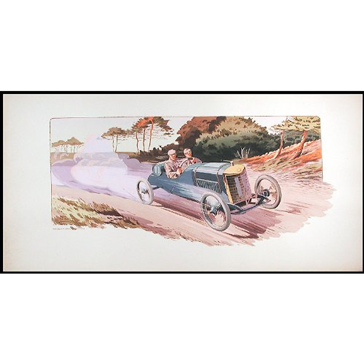 [Racing Car No. 11. Grand Prix de France 1913 / Le Mans Pablot sur Delage.]