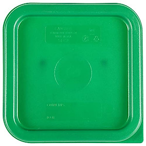 Cambro Polycarbonate Square Food Storage Containers 4 Quart With Lid - Pack of 2