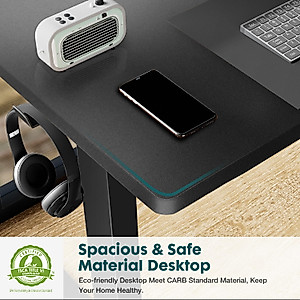 SMUGDESK.COM Mobile Laptop Desk Sit-Stand Desk Adjustable Height Laptop Desk Cart Ergonomic Table Small Standing Desk with Pneumatic Height Adjustments (Obsidian)