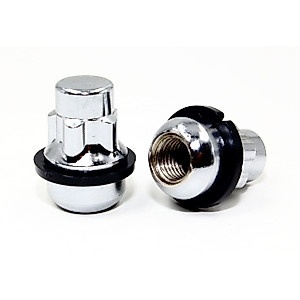 Set of 4 Veritek 12x1.5 Chrome Radius Ball Seat OEM Factory Style Removable Washer Socket Wheel Locks for Honda Acura