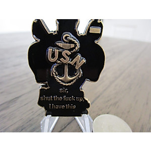 Oneworldtreasures Superhero Deadpool Dead Pool Marvel USN Chief CPO Challenge Coin