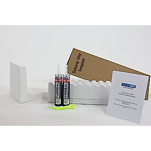 CleanCut Step Bathtub Accessibility Kit - Convert Existing Tub to Step-In Shower (White, Size Large)