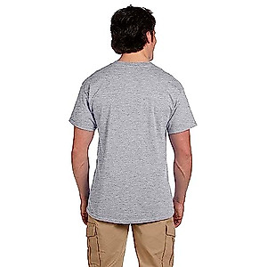 Fruit of the Loom Men's Crew T-Shirt (Pack of 4), X-Large, Assorted Primary