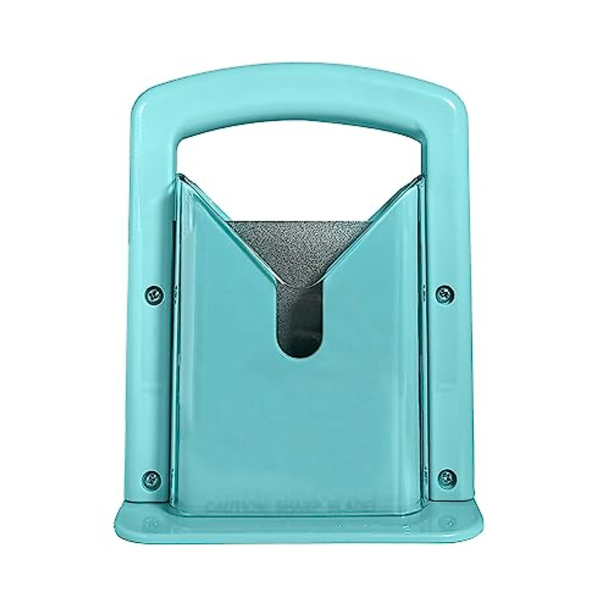 Bagel Slicer, Safety Handle, Bagel Cutter Stainless Steel (Aqua Sky)