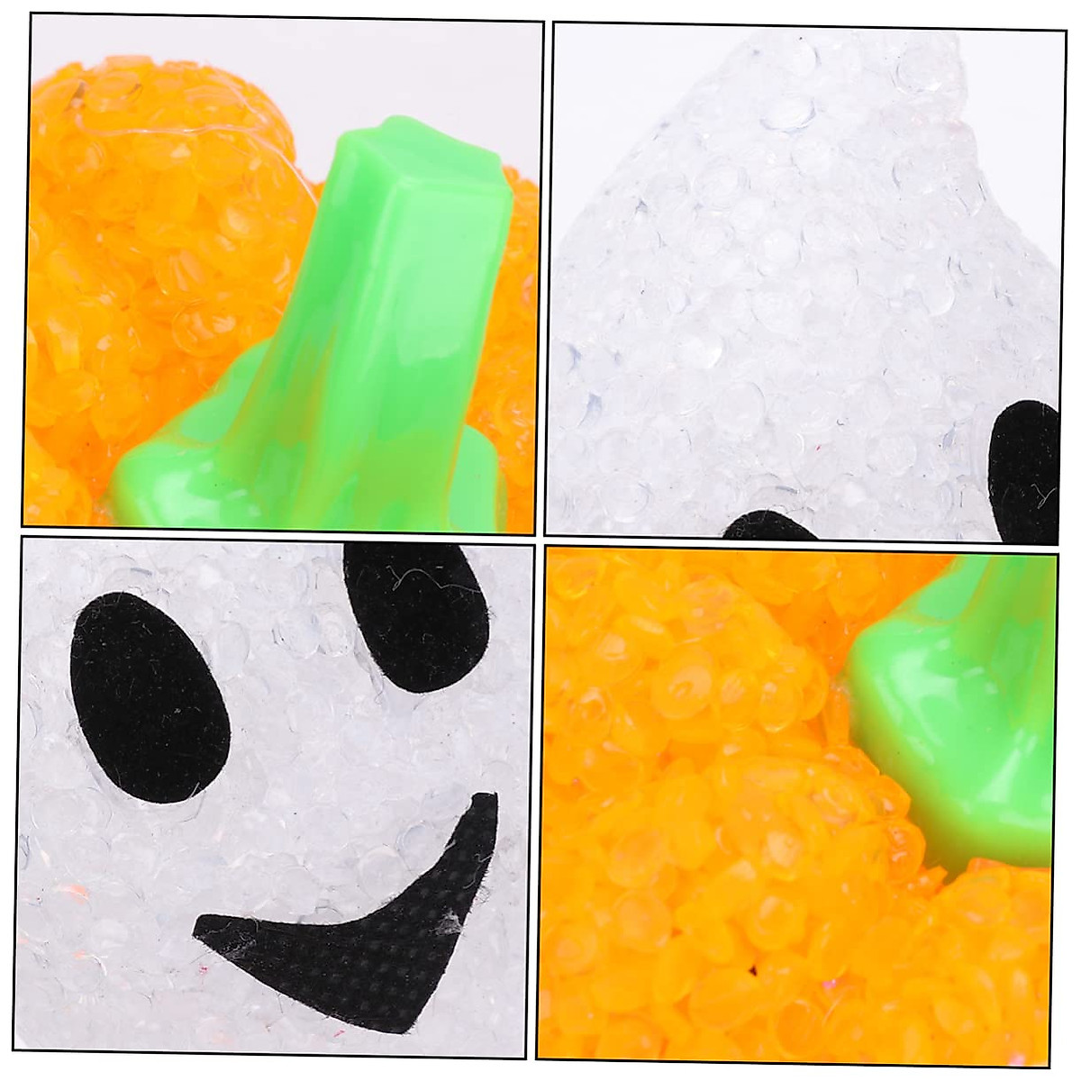 ABOOFAN 2 Pcs Halloween Crystal Small Night Lamp Pumpkin LED Light Pumpkin Plastic Light Plastic Halloween Light Halloween Party Night Light Halloween Decorative Light Halloween Props car