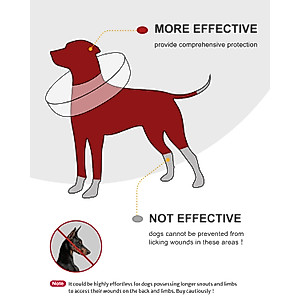 Dog Cone Collar for Small Medium Large Dogs for After Surgery, Pet Inflatable Neck Donut Collar Soft Protective Recovery Cone for Dogs and Cats - Alternative E Collar Does Not Block Vision - Green,L