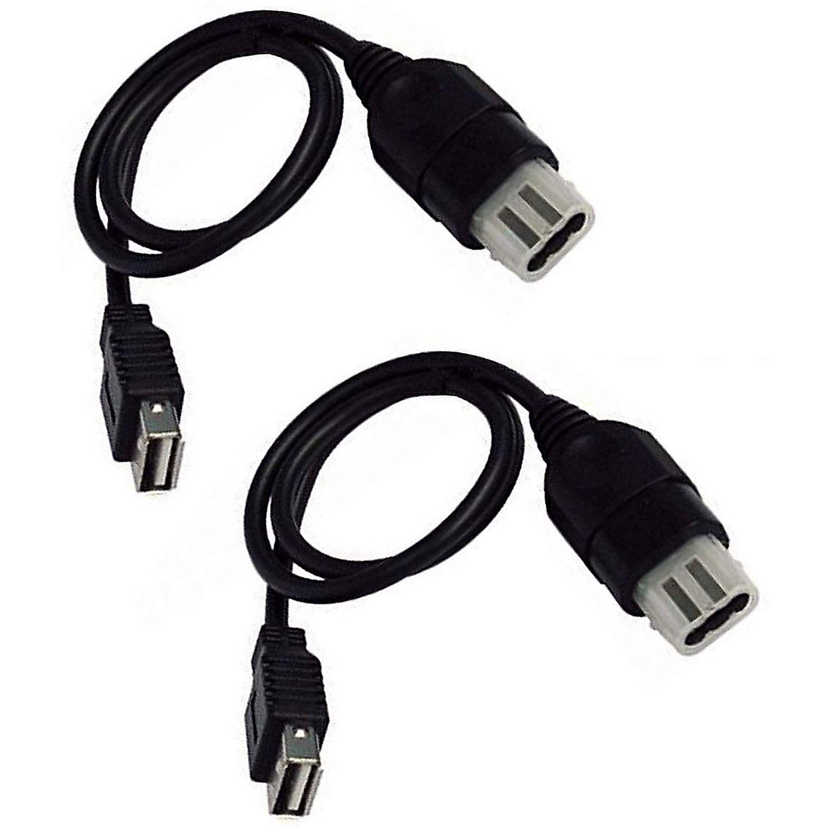 YICHUMY 2 Packs! PC Female USB to Xbox Converter Adapter Cable Cord Compatible with Microsoft Old Generation Xbox Console USB Adapter Cable for Xbox
