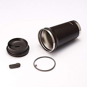 Doshisha Tumbler, Cat Tongue Senka Tumbler, Recommended for Cat Tongue, 10.8 fl oz (320 ml), Black