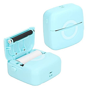 Jiawu Mini Printer, oneclick Print Photo Printer, Long Battery Life for Home Office Student use for School and Work