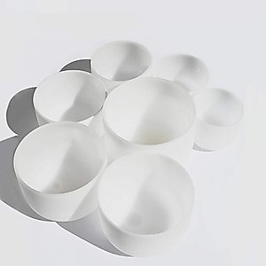 432 Hz 8-16 inch Quartz Set of 7 PCS Crystal Singing Bowl Sound Healing