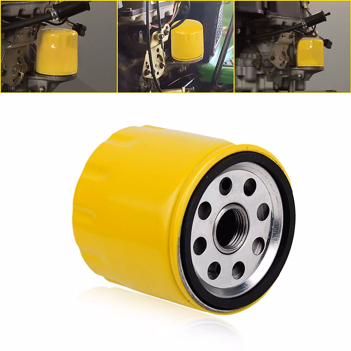 HIFROM Oil Filter Replacement for Kohler CH11 - CH15, CV11 - CV22, M18 - M20, MV16 - MV20 and K582 CV640, SV730, SV810 Lawnmower Engine Replace 52-050-02-S 5205002