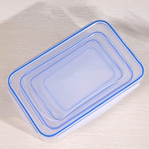 Business King Replacement Gaskets for Lids of Glass Meal Prep Containers, Universal Silicone Sealing Ring for Glass Food Container Seal Replacement Part