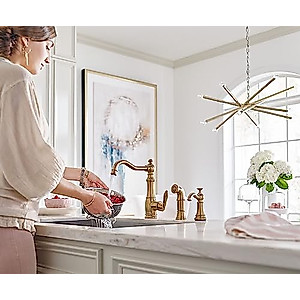 Moen Brushed Gold Sip Traditional Cold Water Kitchen Beverage Faucet with Optional Filtration System, S5510BG