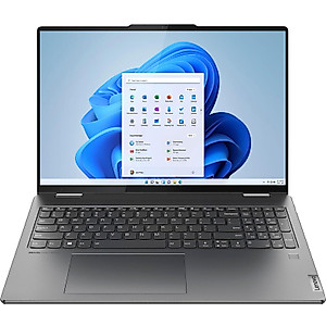 Lenovo Yoga 7i 16 2-in-1 Laptop | 16" WUXGA IPS Multi-Touch (300 nits) | 13th Gen Intel 10-Core i7-1355U | 16GB DDR5 512GB SSD | Backlit Fingerprint Thunderbolt HDMI Win11Pro Gray + HDMI Cable