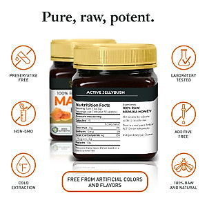 Manuka Honey MGO 850+ / UMF 20+ High Strength Manuka Honey Medical Grade - Non GMO - Raw Manuka Honey - Manuka Honey Organic - AMHA Certified Honey Manuka - 250g by Good Natured