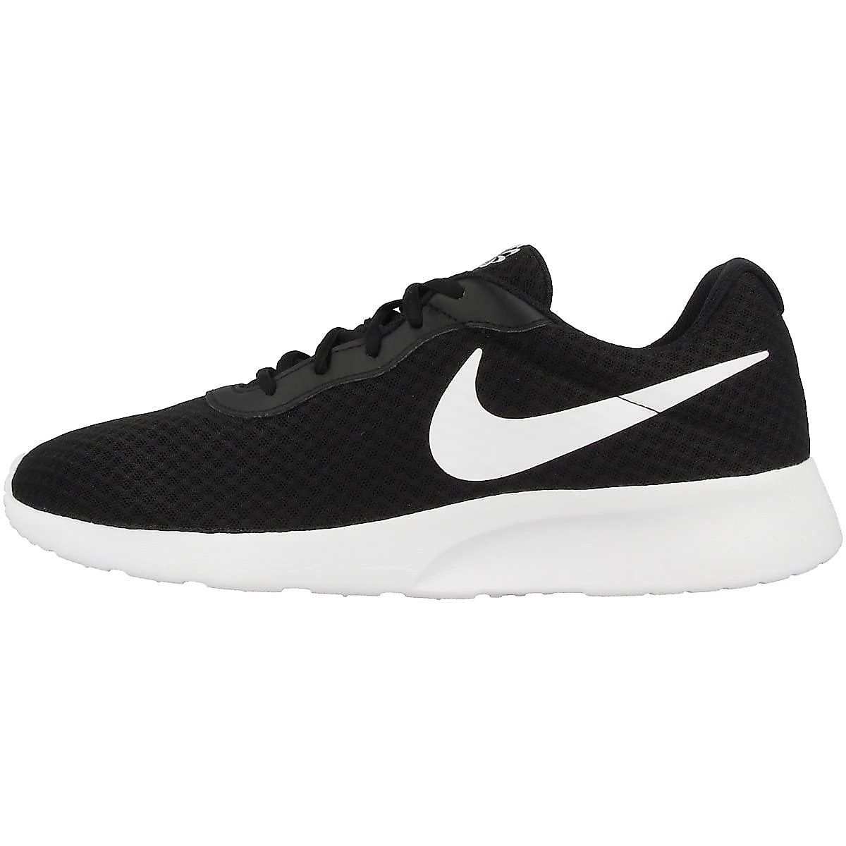 NIKE Men's Low-Top Sneaker, Black White Barely Volt Black, 10.5