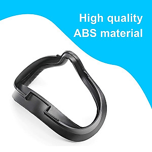 Face Cushion with Protective Lens Cover for Oculus Quest 2, Oculus Replacement Parts Comfortable Sweat-Proof VR Facial Interface Bracket, Face Cushion Foam Pad Replacement Compatible with Oculus 2