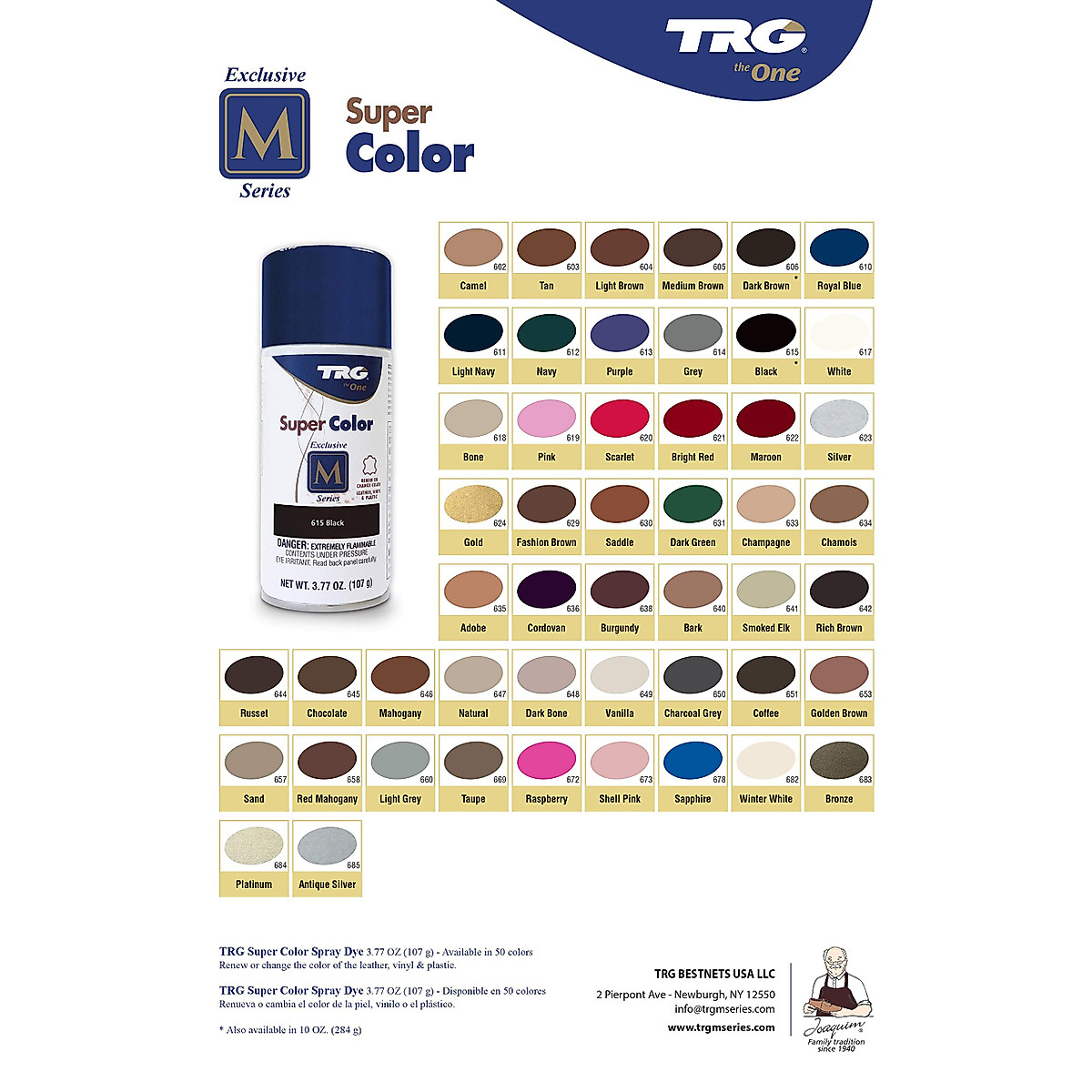 TRG Super Color Spray Leather, Vinyl and Canvas Dye (#622 Maroon / 3.77 Oz.)