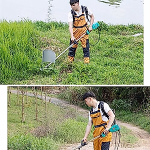 Handheld Grass Trimmer Cordless,Handheld Electric Lawn Mower, Rechargeable Small Household Weeder, 24V, 12AH/20AH/30AH Lithium Battery