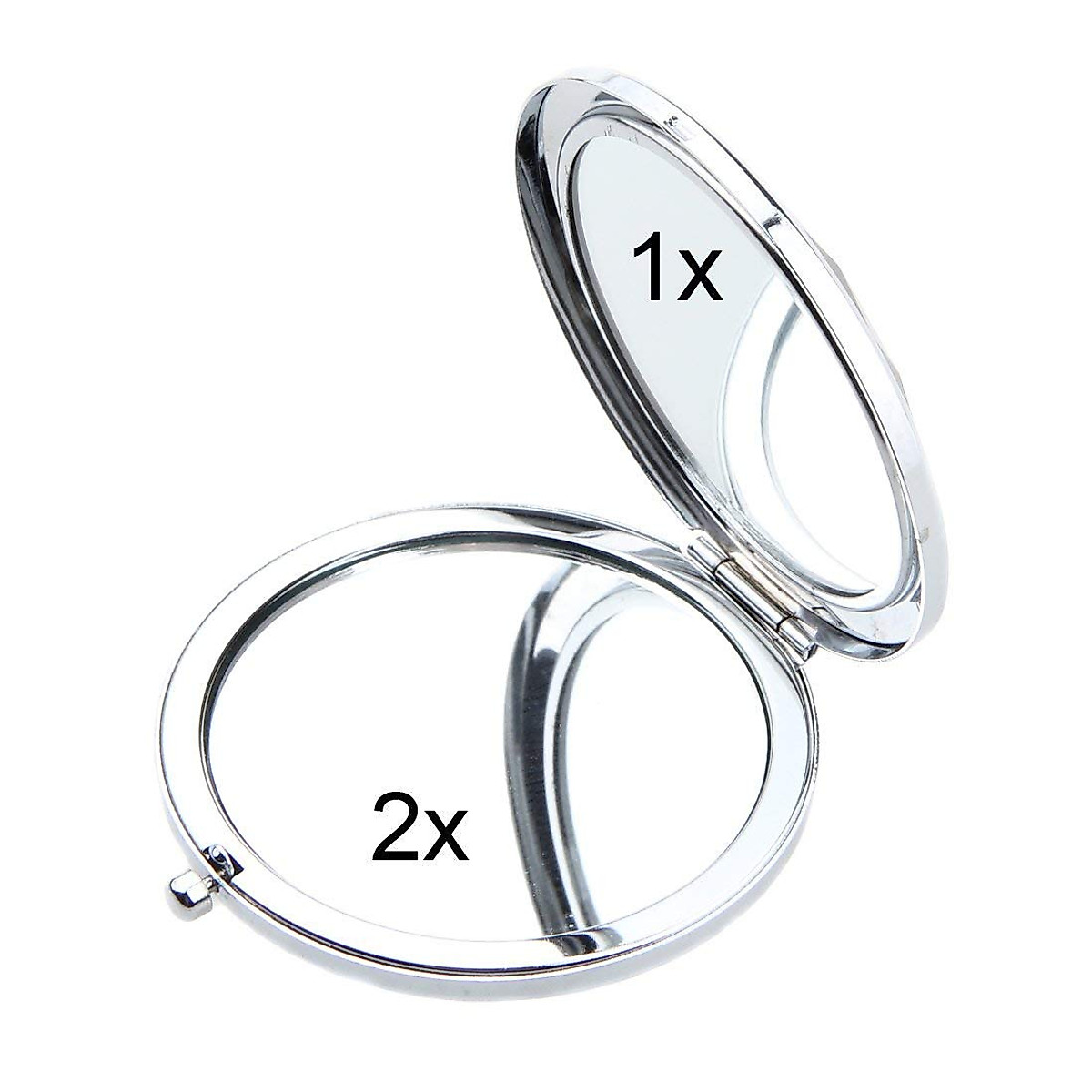 TANG SONG 12Pcs Double Compact Cosmetic Makeup Round Pocket Purse Magnification Jewel Mirror